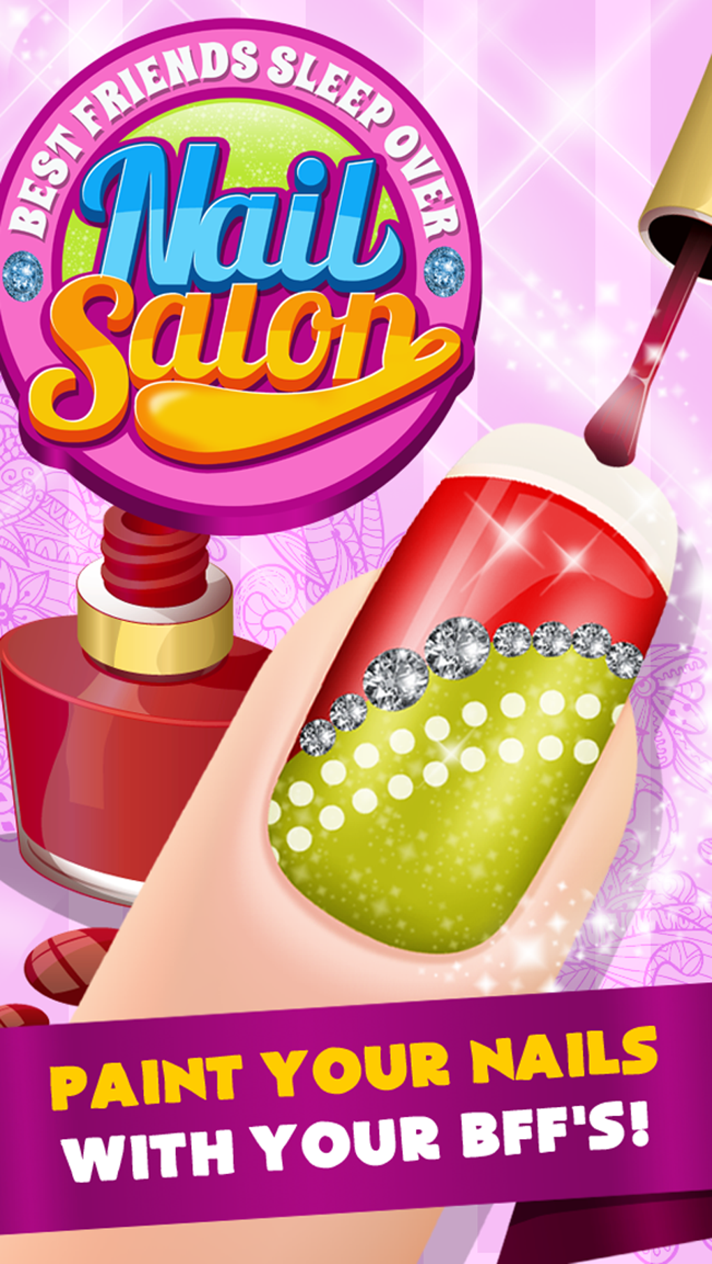 A Best Friends Sleepover Nail Salon Maker Free Games Para IPhone