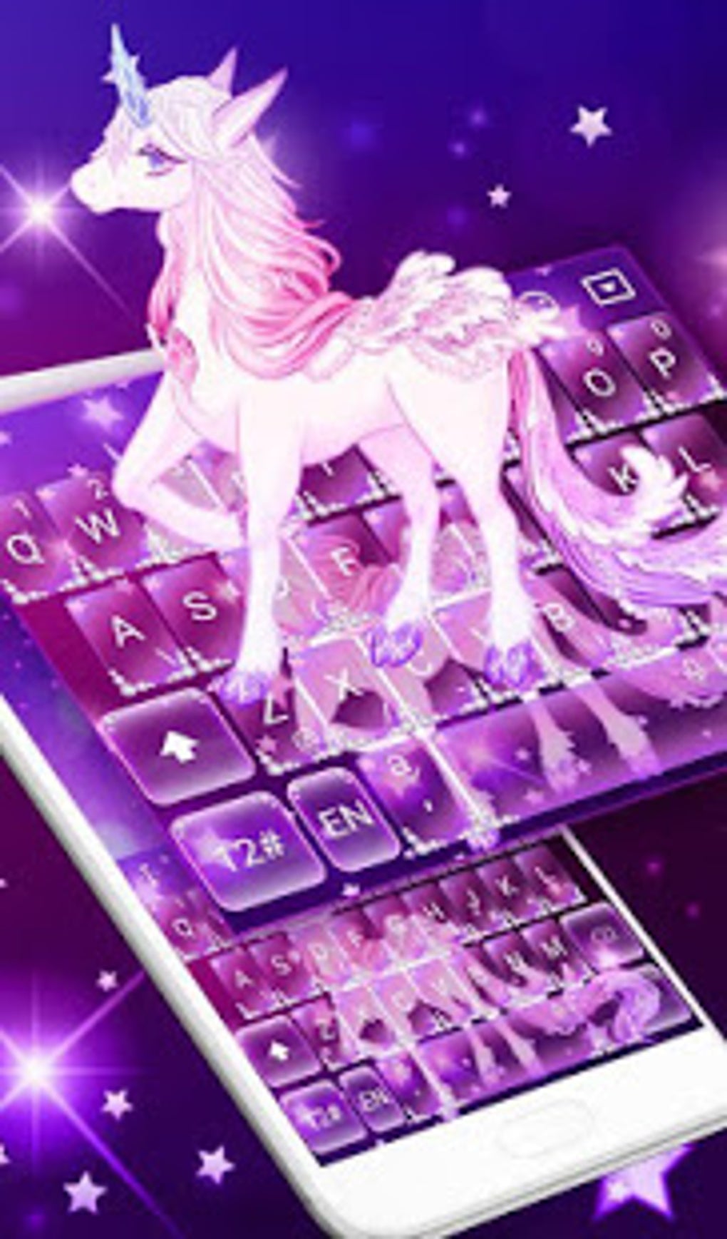 Galaxy Unicorn Keyboard Theme para Android - Descargar