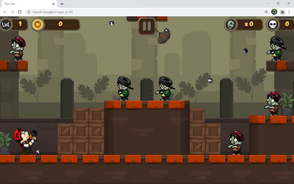 Zombie Buster Shooting Game para Google Chrome - Extensão Download