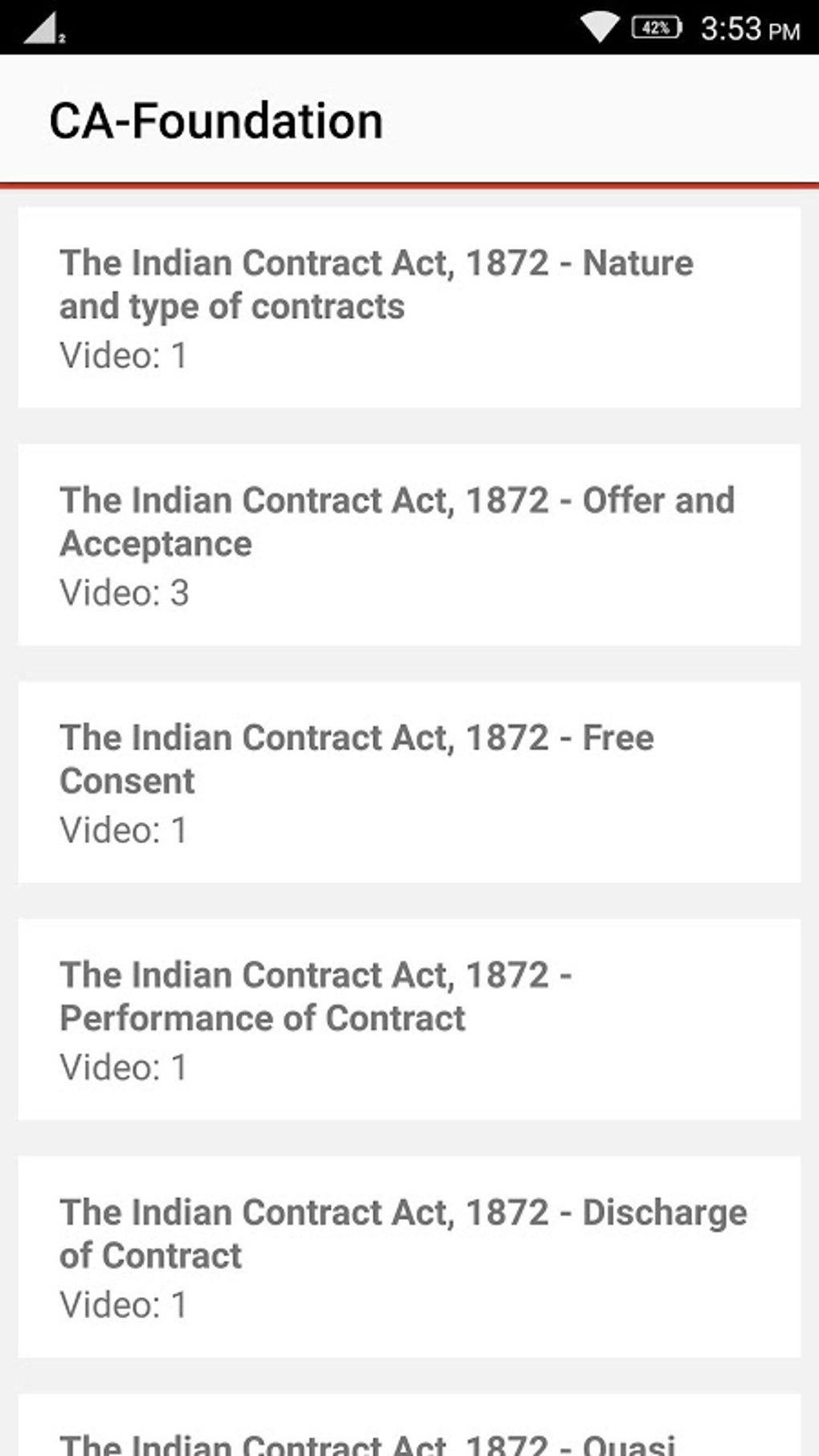 CA-Foundation APK para Android - Descargar