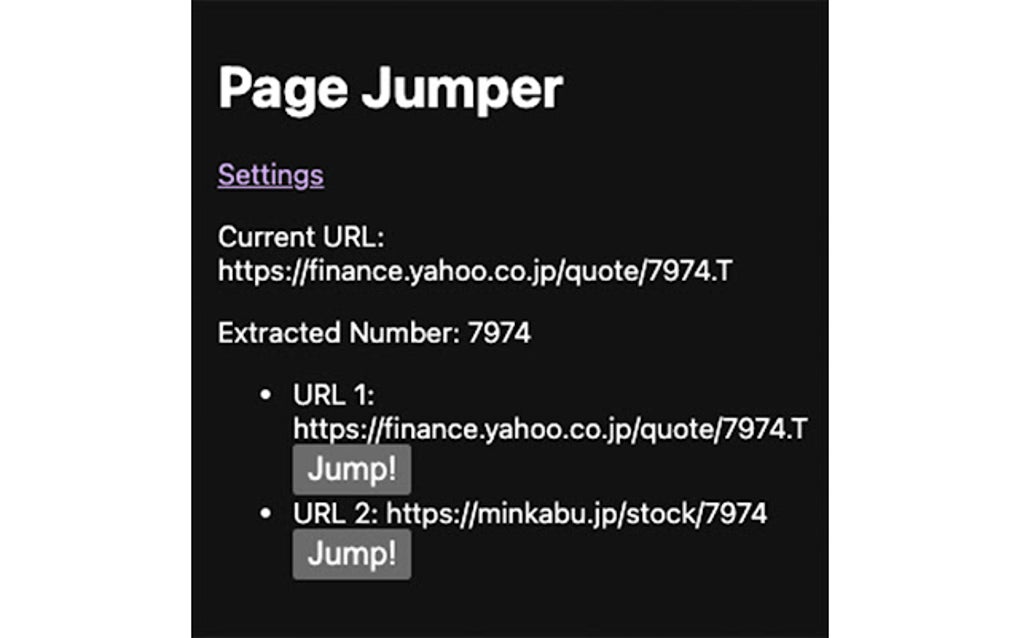 Page Jumper per Google Chrome - Estensione Download