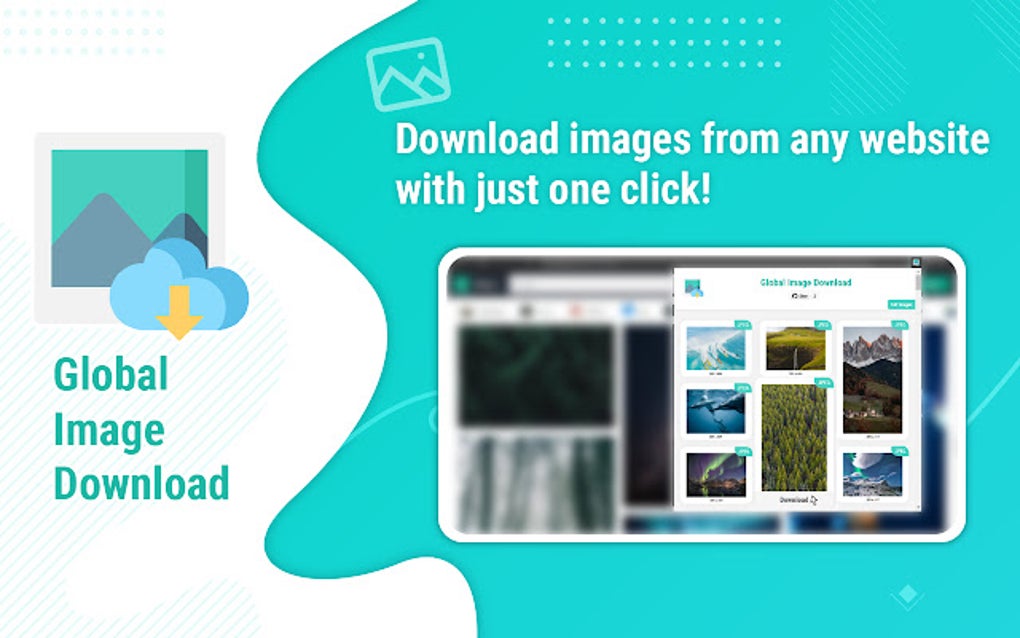 Global Image downloader для Google Chrome - Расширение Скачать