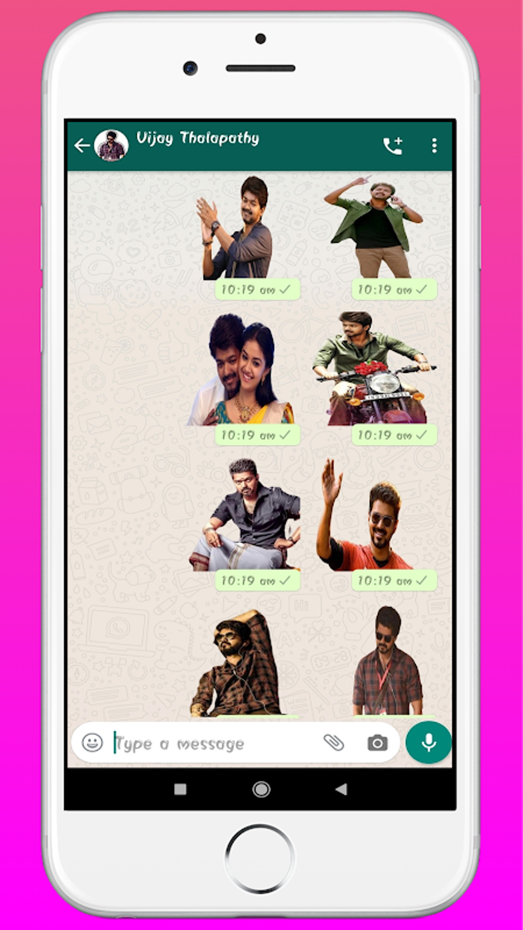 Vijay Thalapathy New Stickers APK for Android - Download