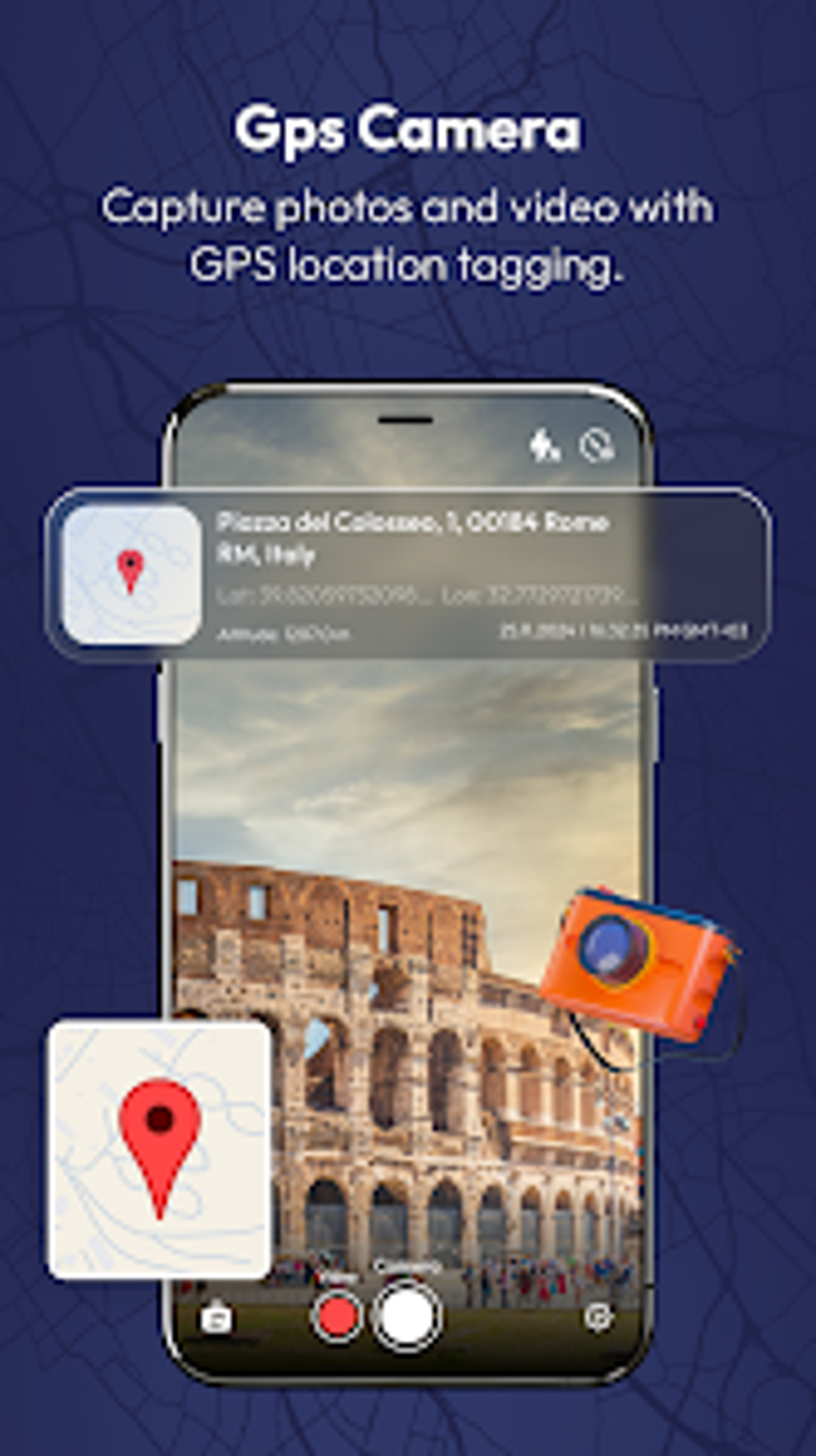 Map Cam Photo Location สำหรับ Android - ดาวน์โหลด
