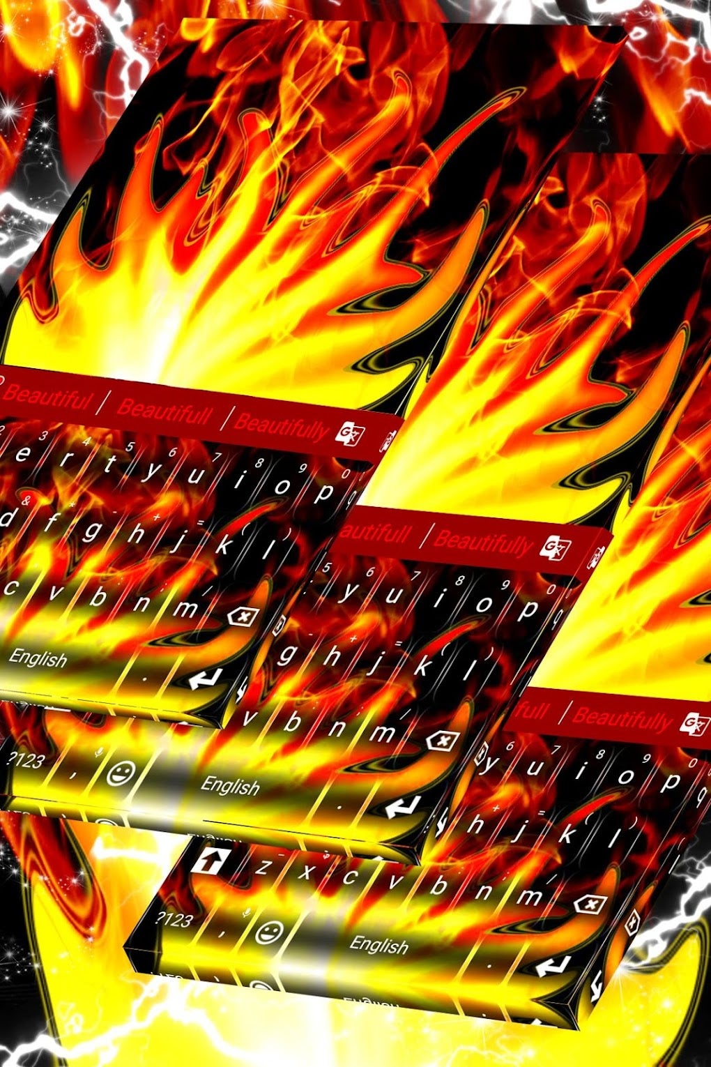 Flames Animated Keyboard Theme APK for Android - Download