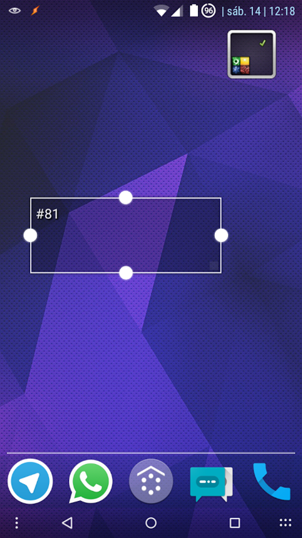 Invisible active Widget APK para Android - Descargar