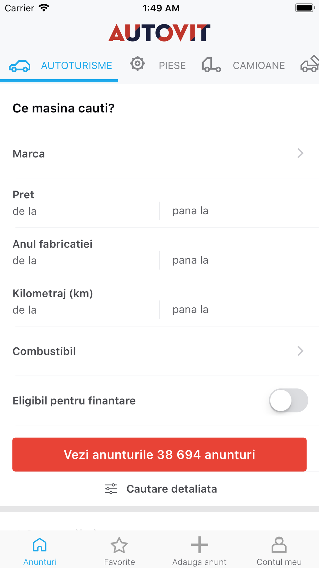 Autovit.ro for iPhone - Download