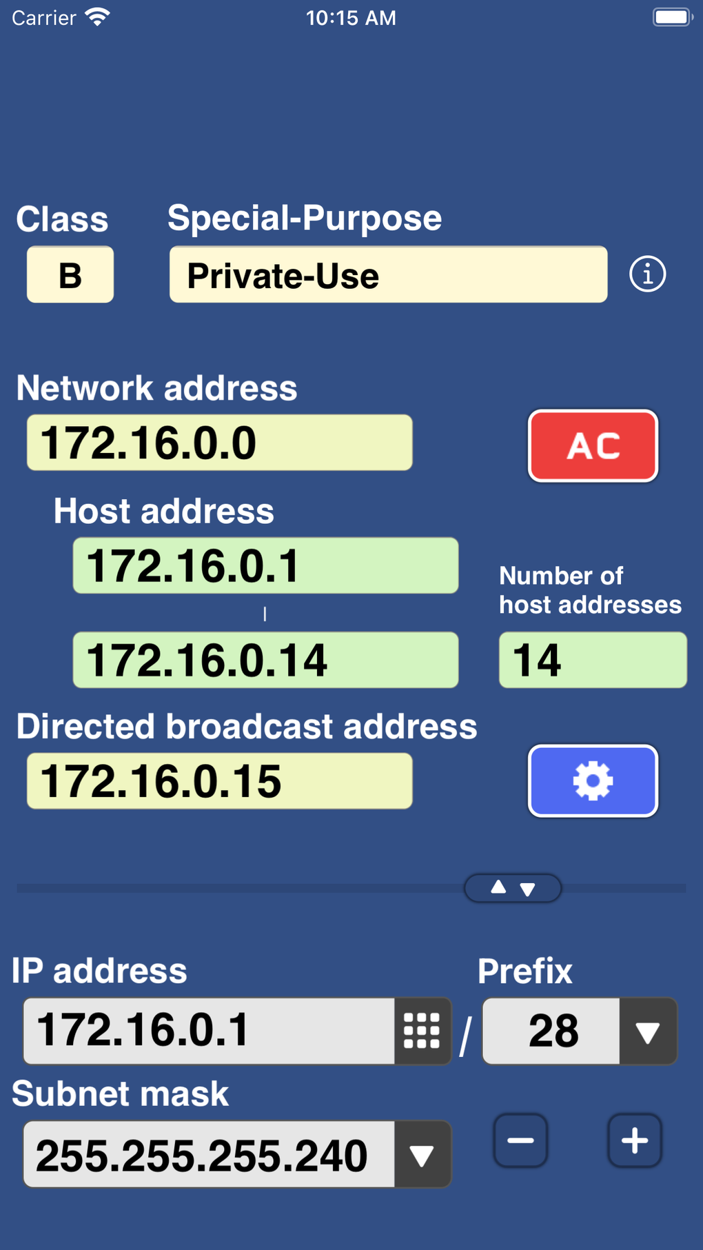 Ip Keypad Subnet Calculator для Iphone — Скачать