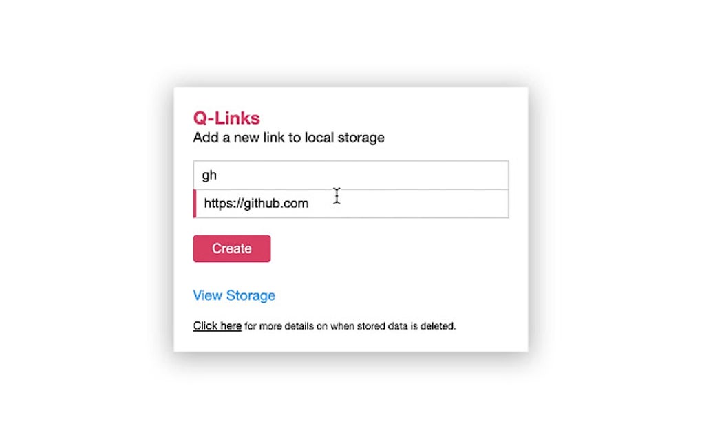 Quick Link Google Chrome 용 - 확장 프로그램 다운로드
