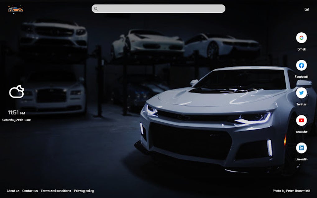 Car Tab for Google Chrome - Extension Download