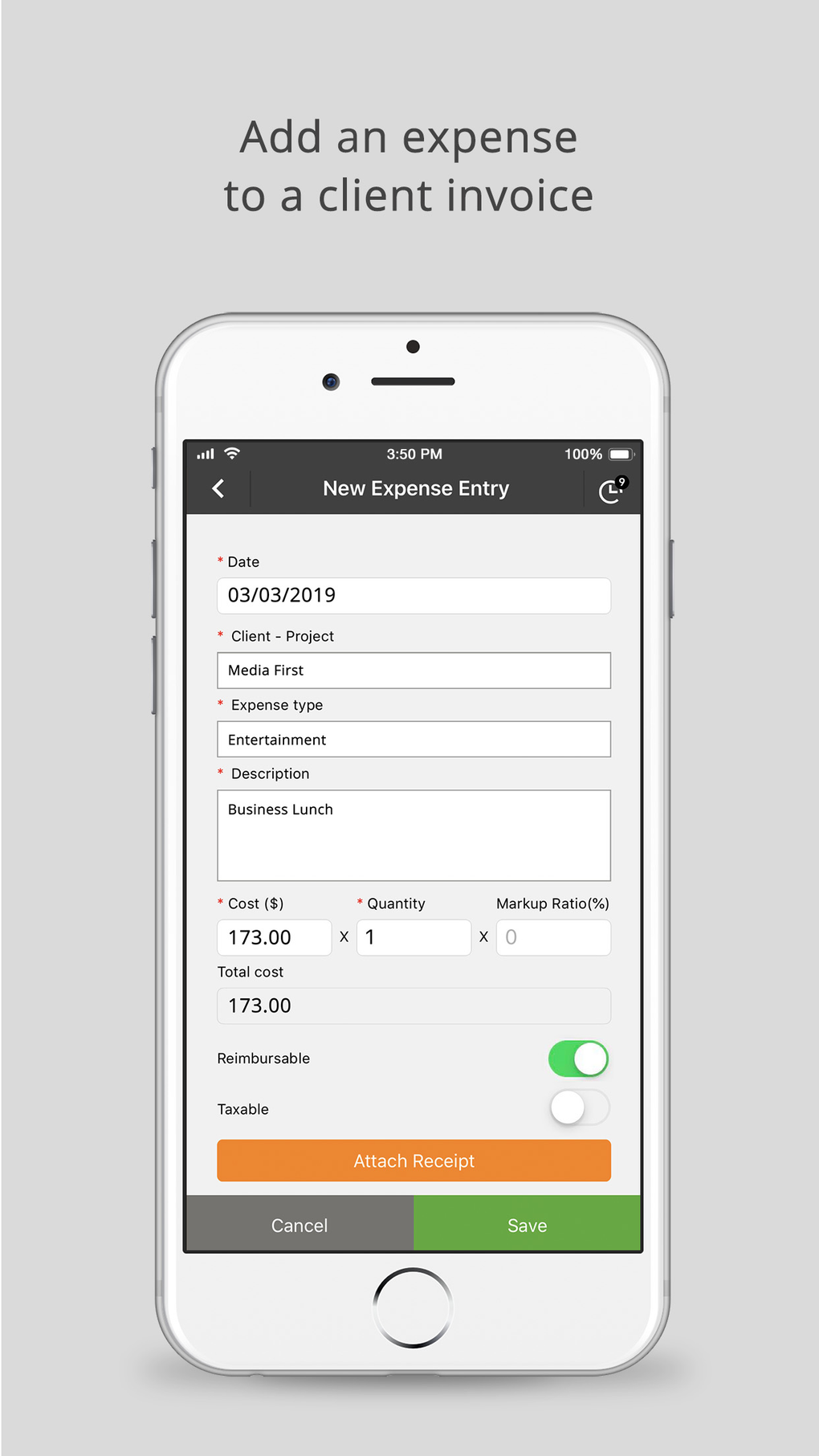 Time Tracker by eBillity for iPhone - Download