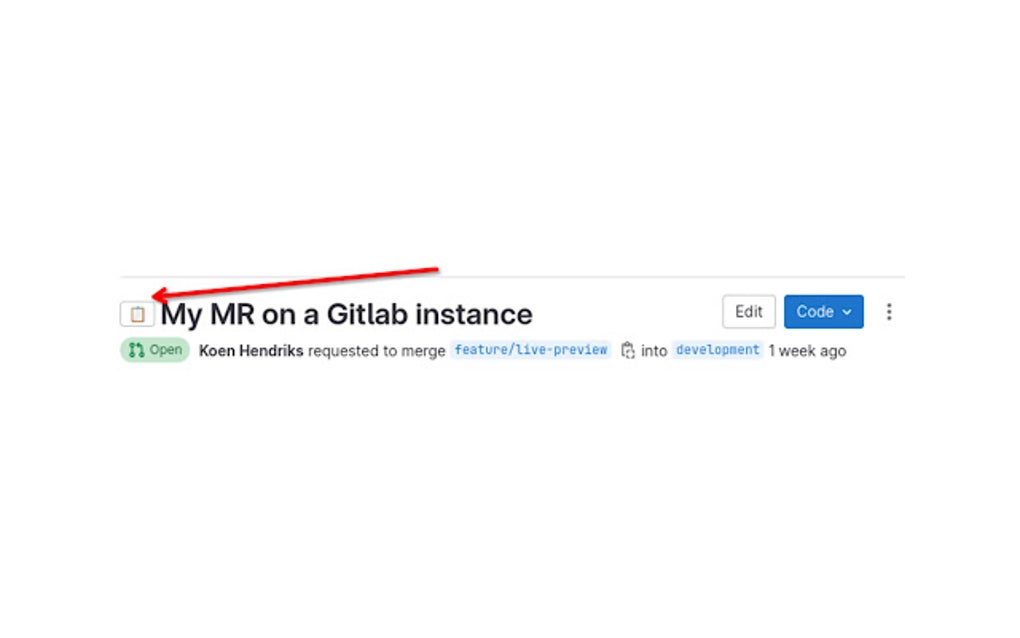 GitLab MR Title Copier for Google Chrome - Extension Download