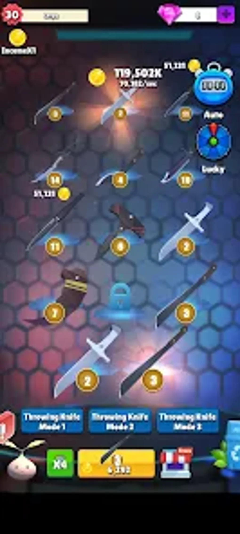 Merge Knife Idle for Android - Download