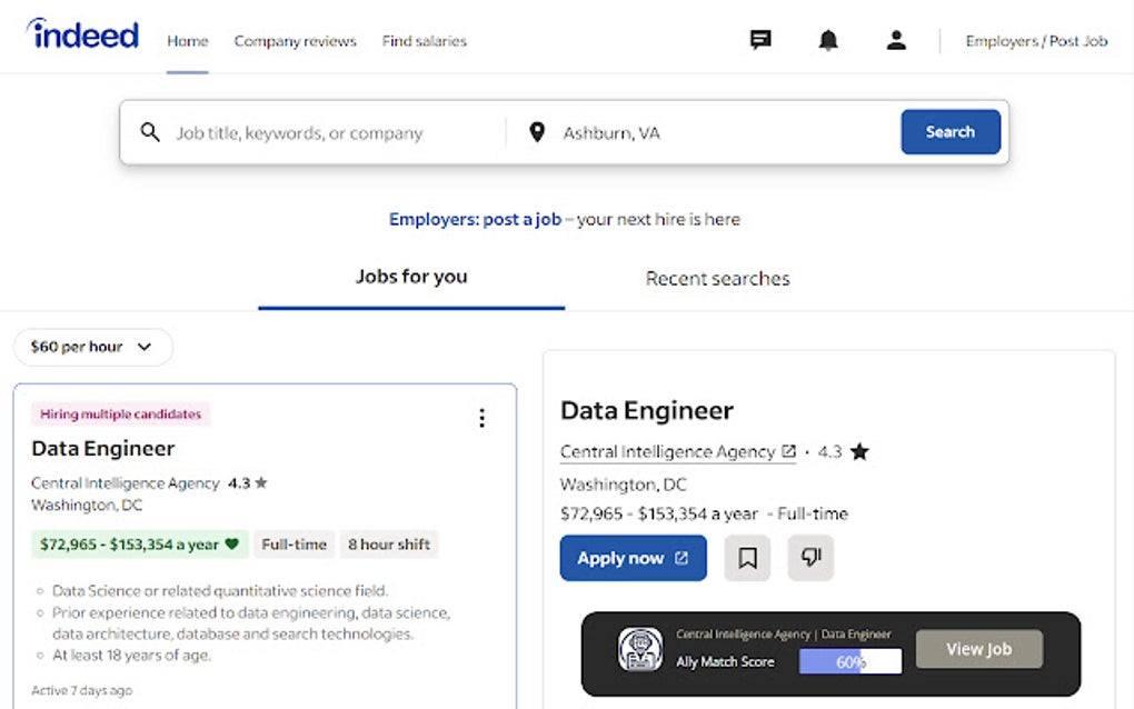 Job Ally Chrome Extension สำหรับ Google Chrome - ส่วนขยาย ดาวน์โหลด