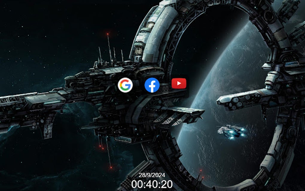 Galactic Gateways Background Google Chrome 용 - 확장 프로그램 다운로드