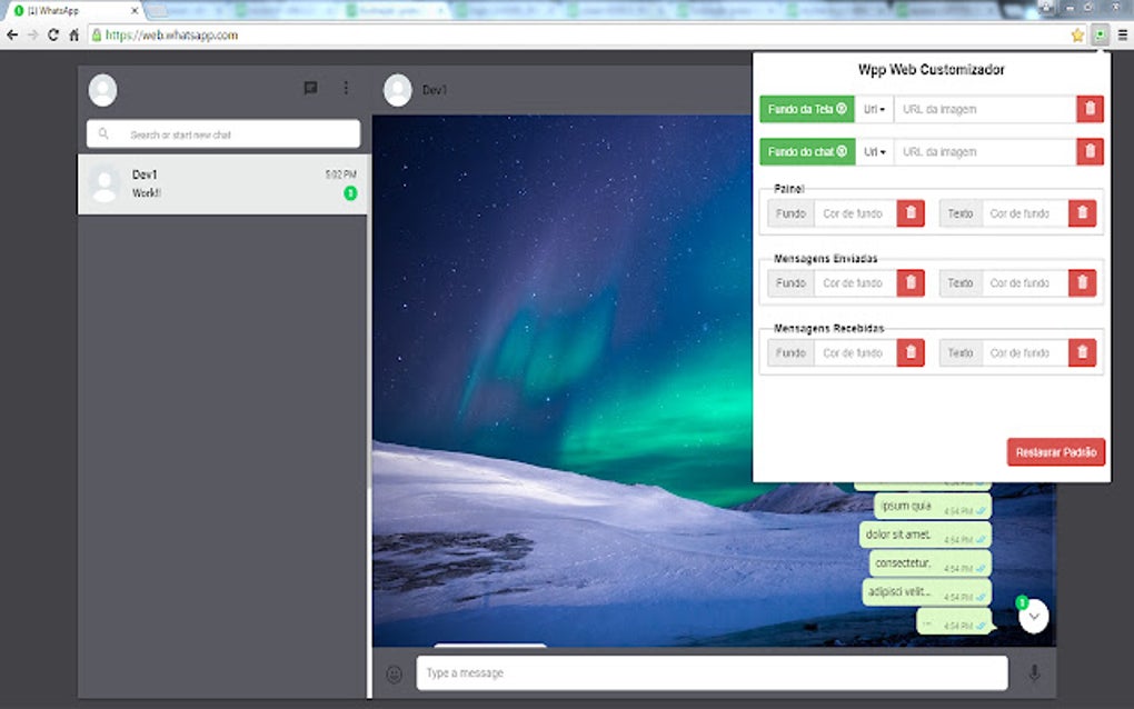 Wpp Web Customizer para Google Chrome - Extensión Descargar