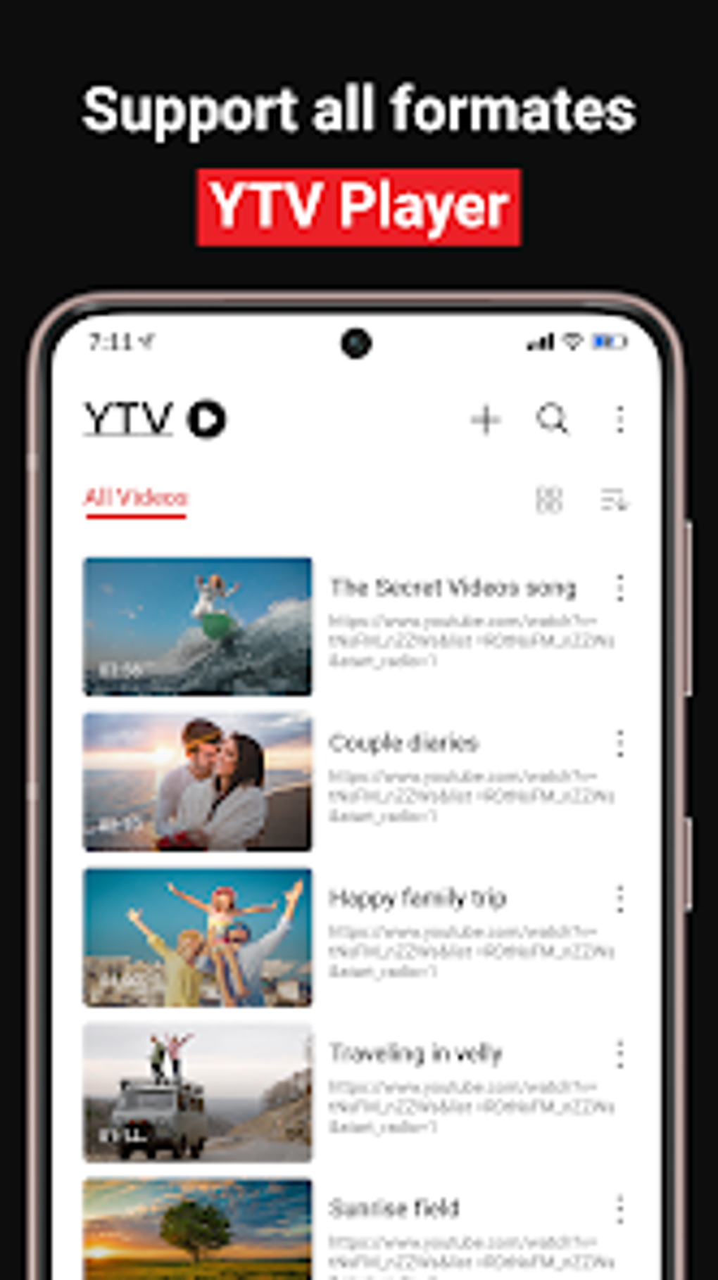 YTV Player Pro pour Android - Télécharger