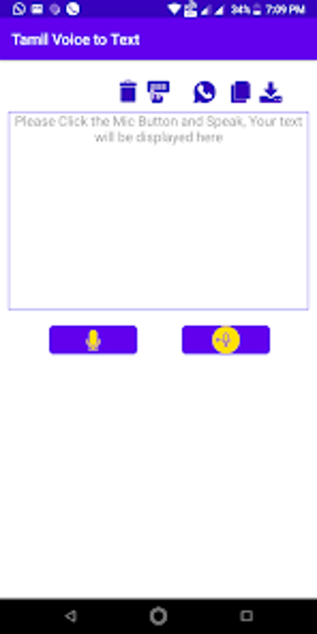 Vaimozhi - Tamil Voice to Text para Android - Descargar