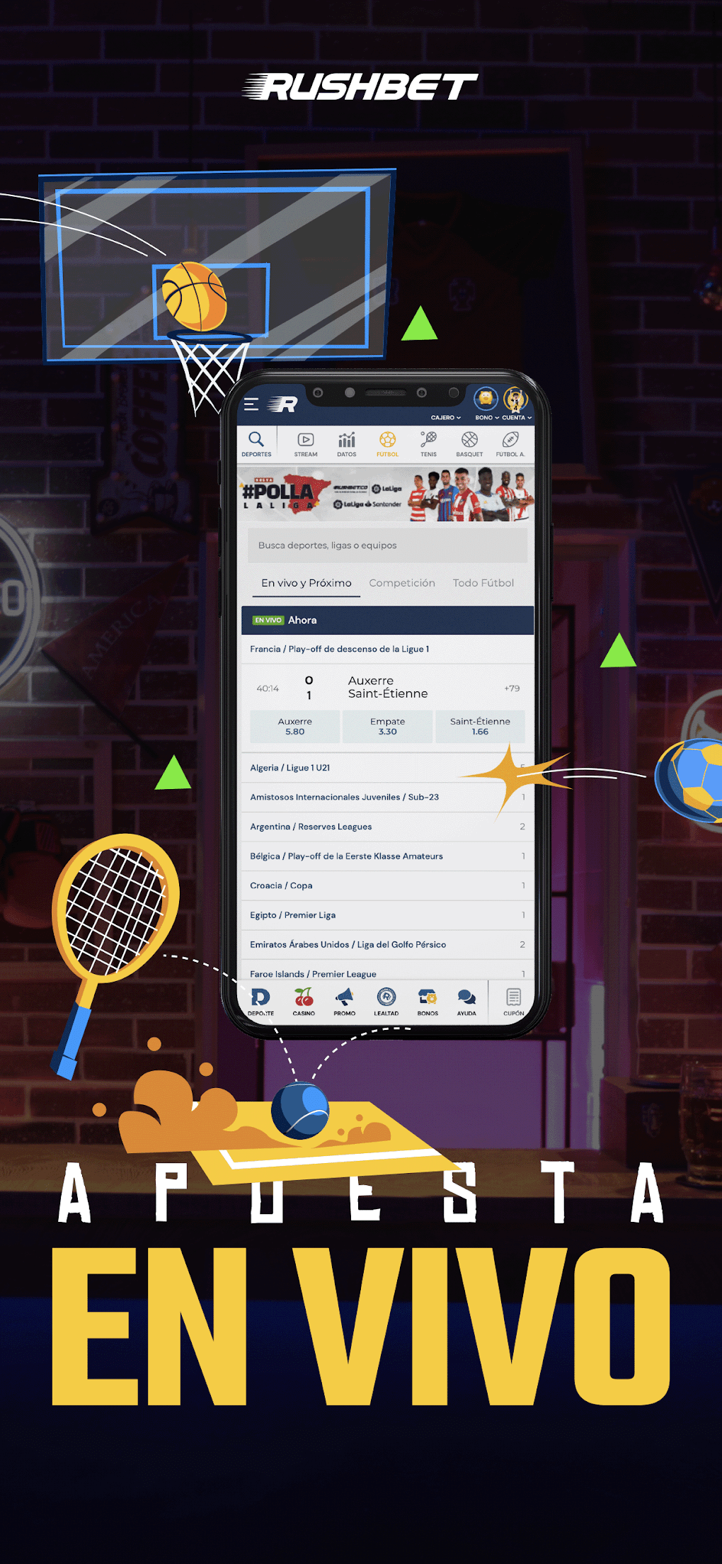 Rushbet Colombia para Android - Descargar