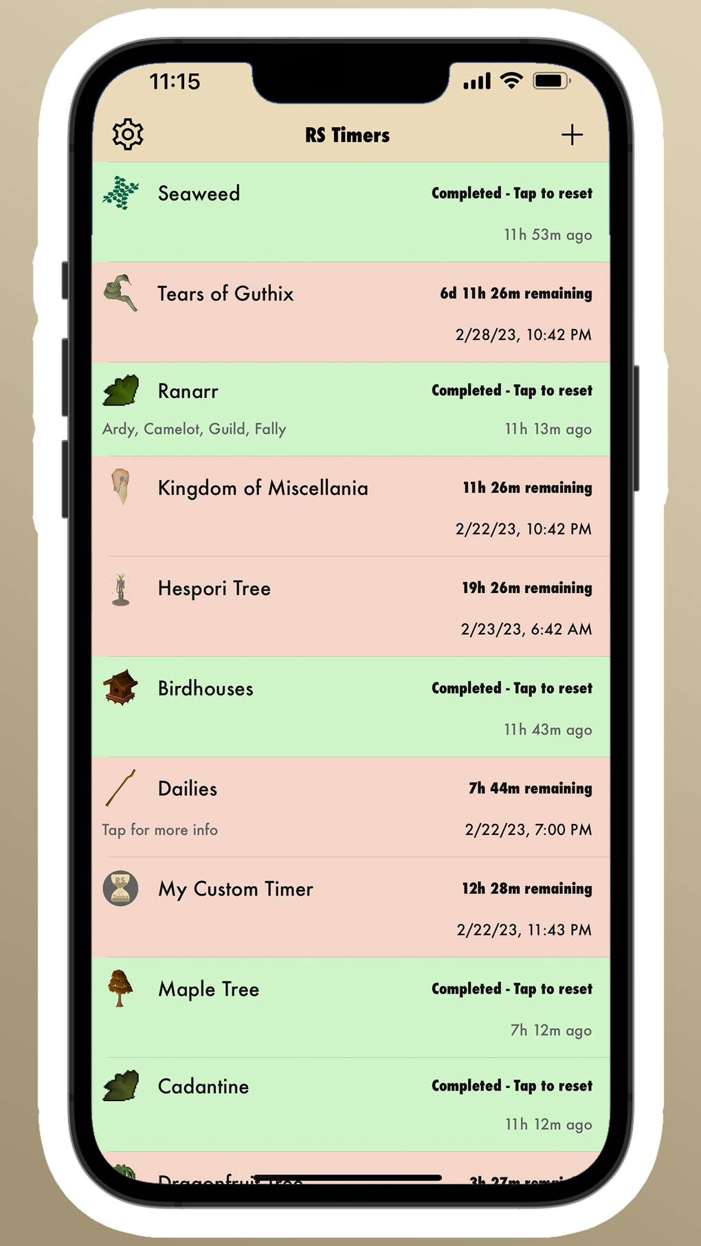 RS Timers for iPhone - Download