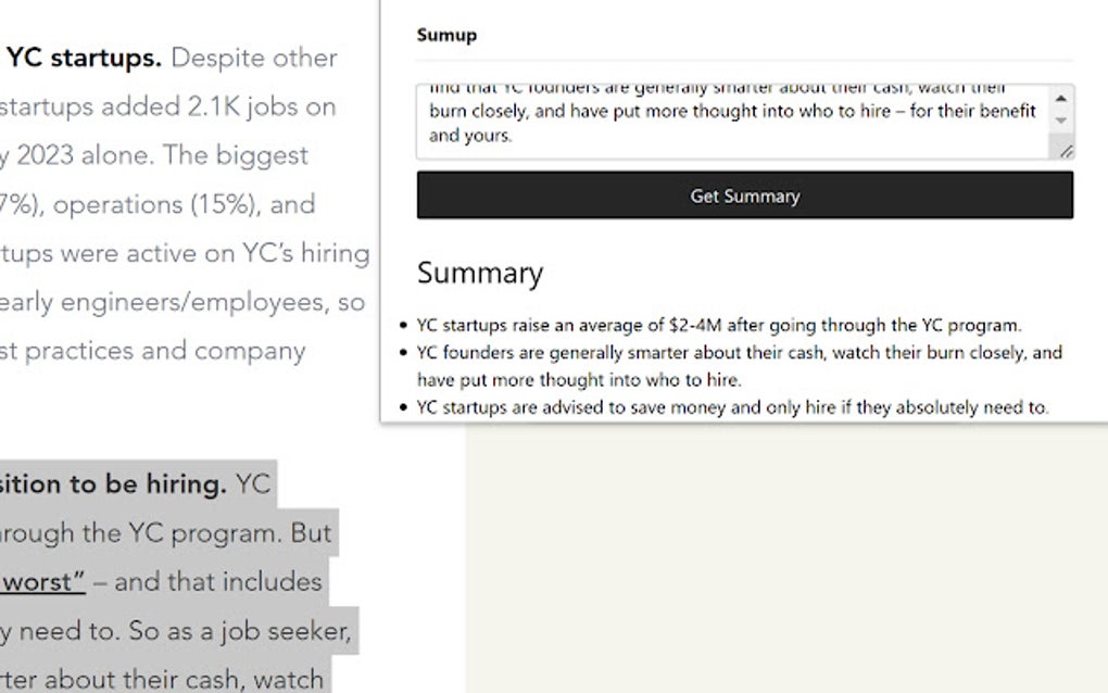 Sumup Extension for Google Chrome - Extension Download