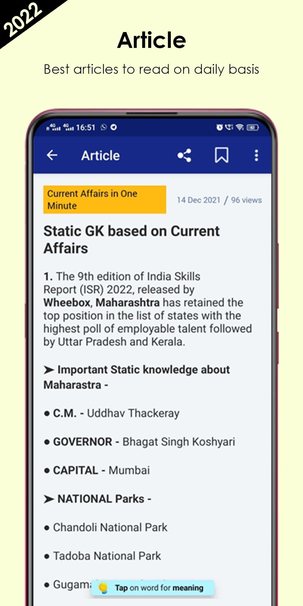 GK Current Affairs 2022 for Android - Download