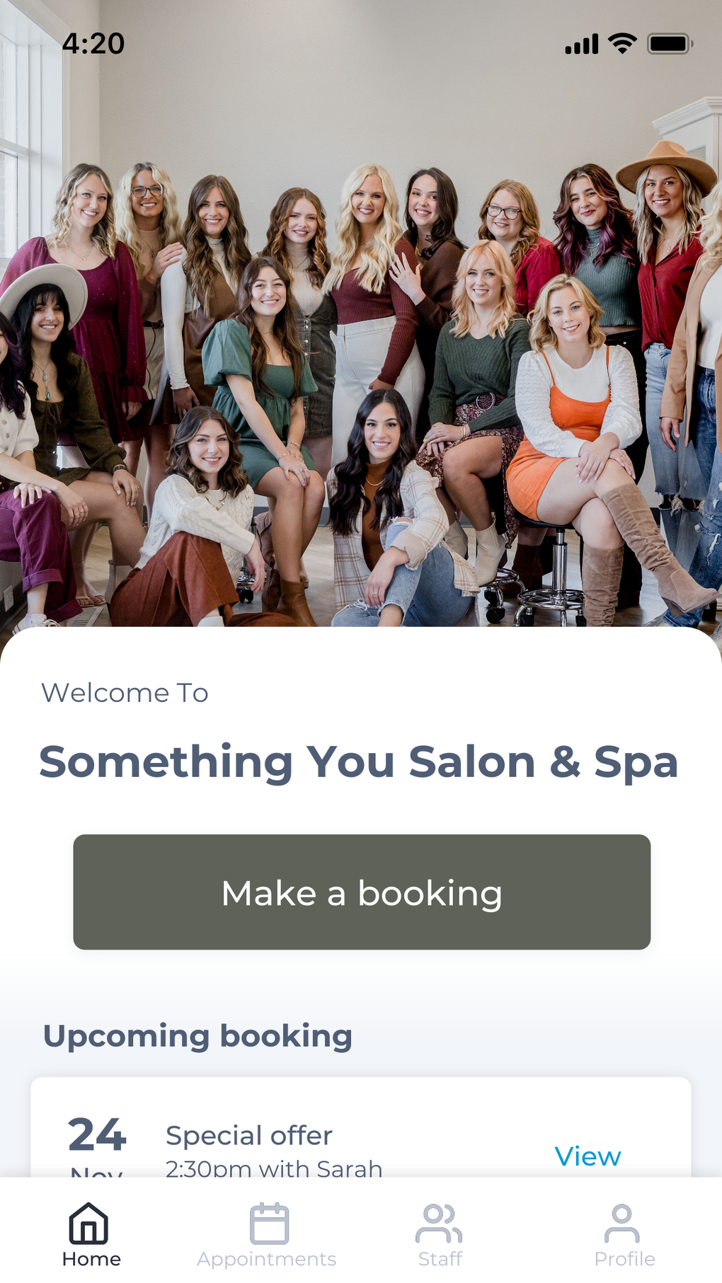 Something You Salon Spa para iPhone - Descargar