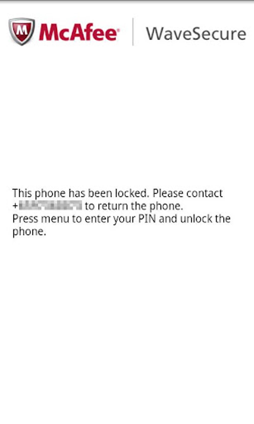 McAfee WaveSecure für Android - Download