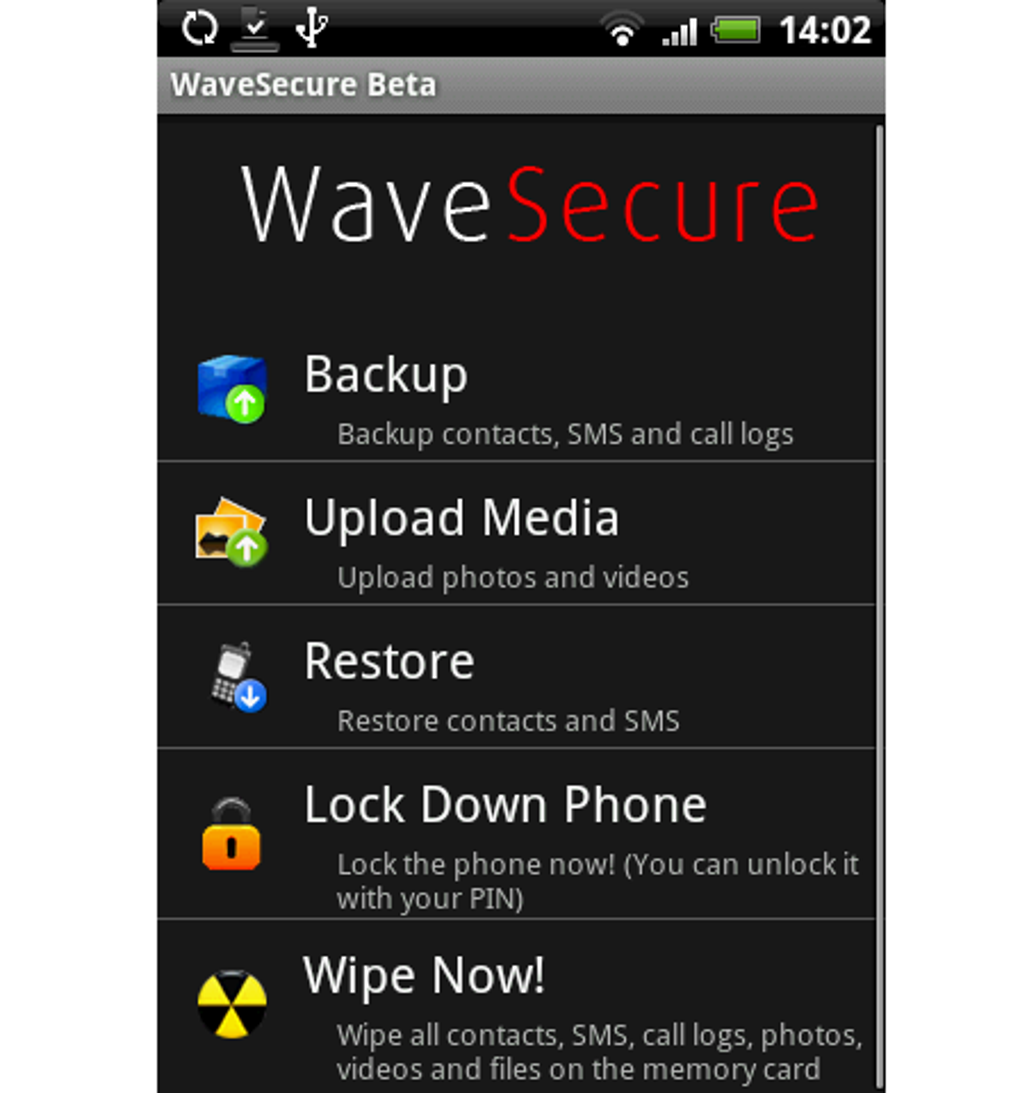 WaveSecure pour Android - Télécharger