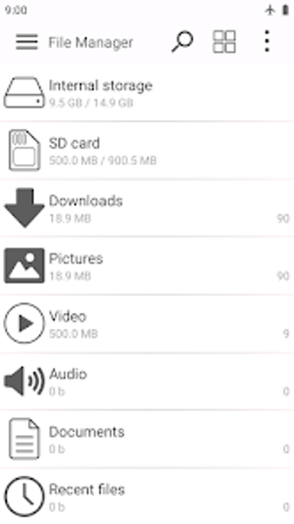 File Manager APK per Android - Download