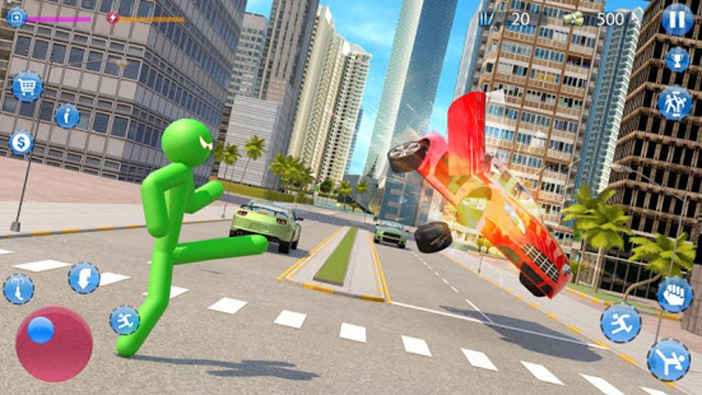 Green Hero Stickman Criminal Mafia para Android - Descargar