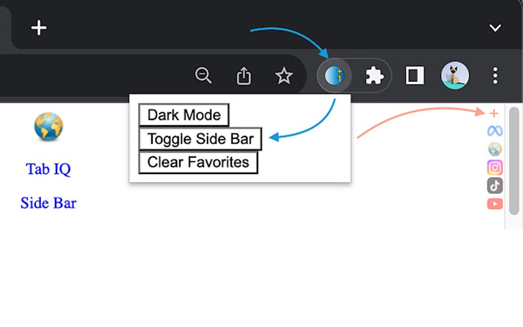 Side Bar para Google Chrome - Extensión Descargar