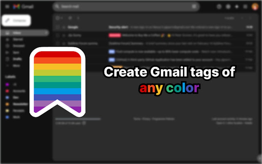 Gmail Label Colorizer para Google Chrome - Extensión Descargar