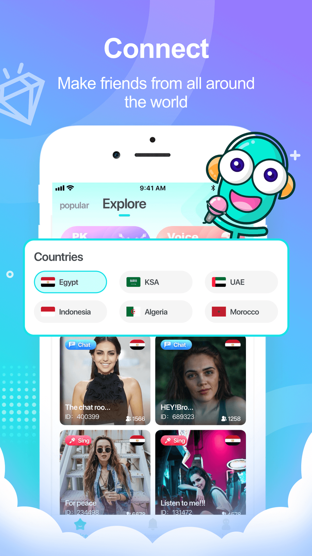 Kito - group voice chat rooms for iPhone - 無料・ダウンロード