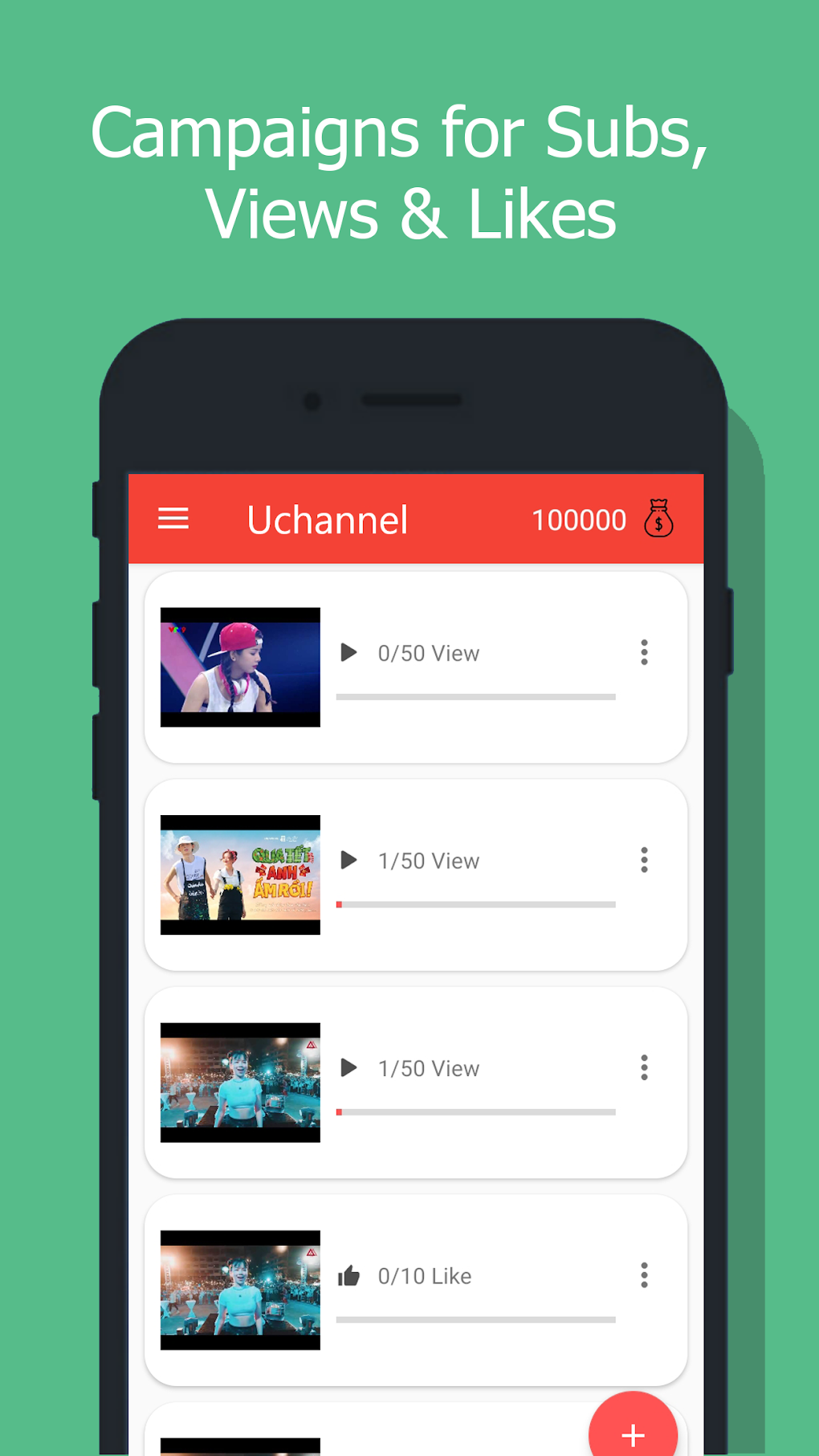 UChannel - Sub4Sub - Get subscribers views likes for Android - Download