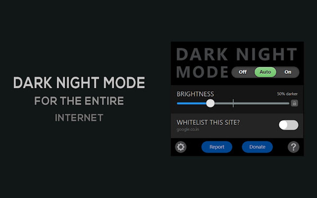 Dark Night Mode for Google Chrome - Extension Download