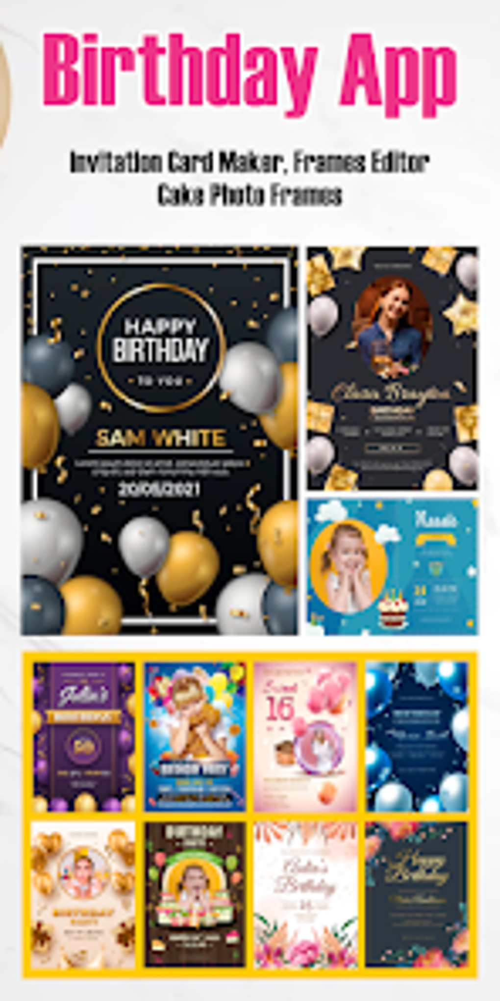 Birthday Invitation Card Maker per Android - Download