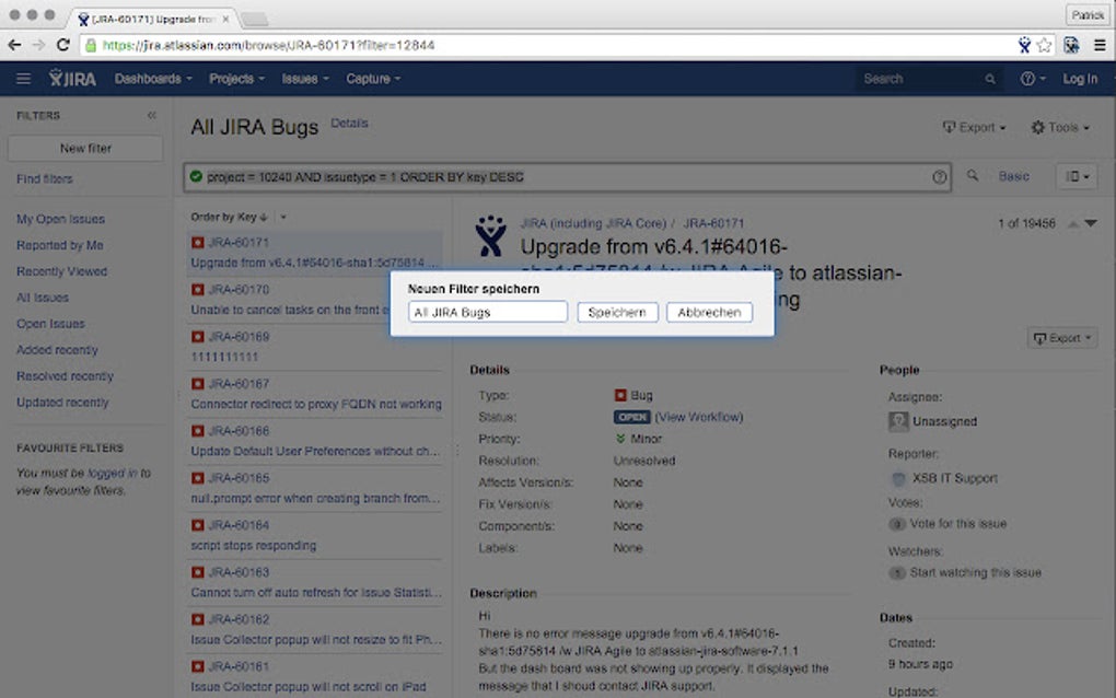 JIRA FilterXport for Google Chrome - Extension Download