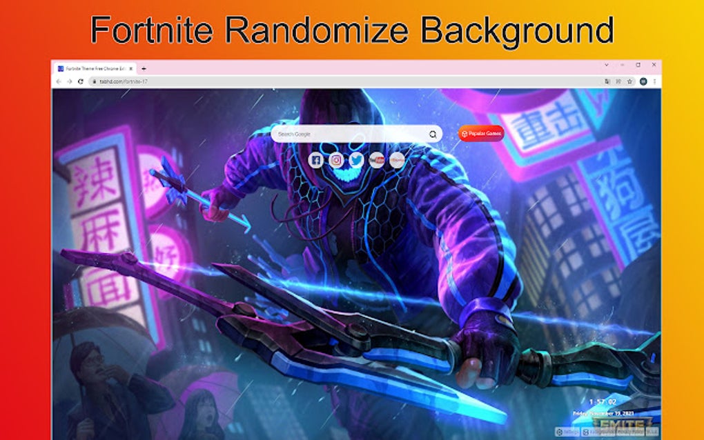 Fortnite Wallpapers and New Tab para Google Chrome - Extensão Download