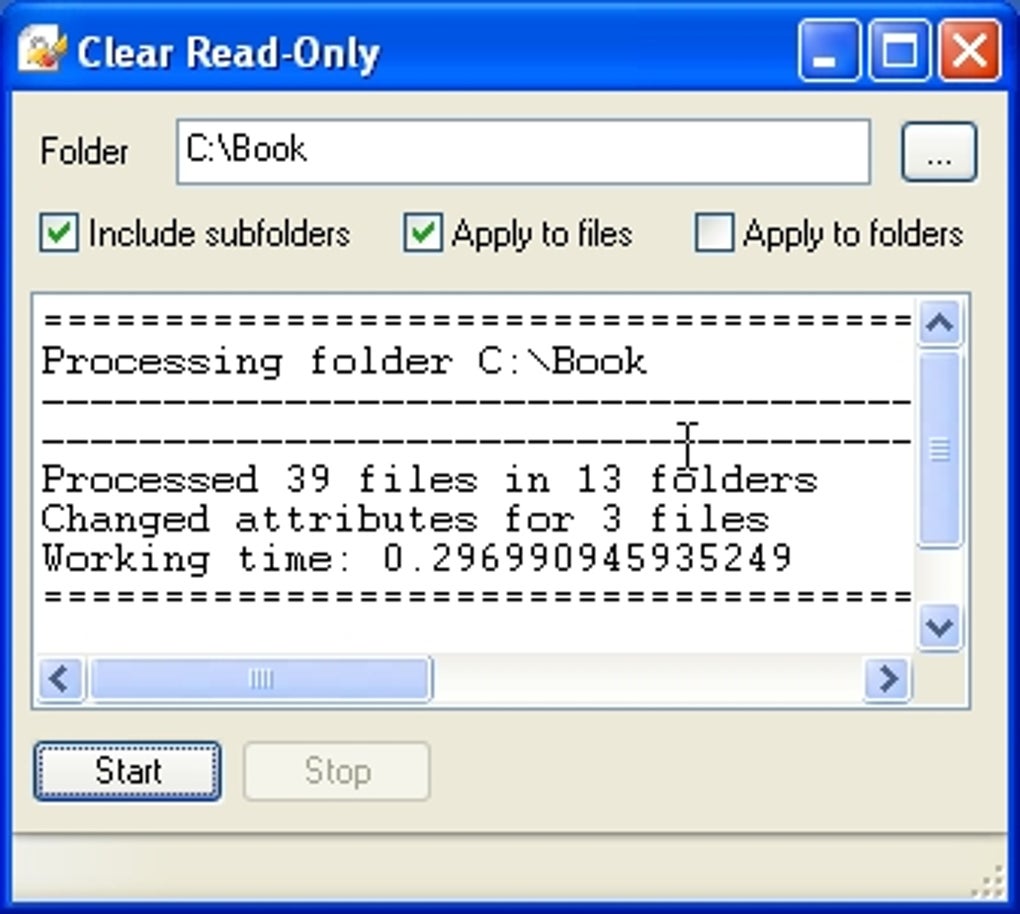 Clear Read-Only - Descargar