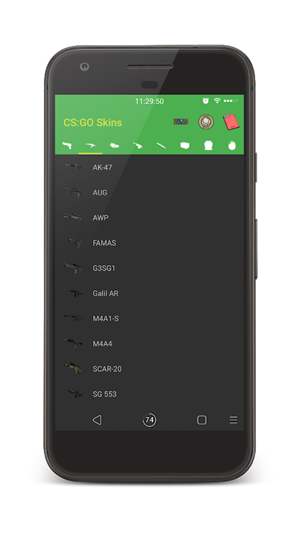 Android 용 Skins Catalog CS GO APK - 다운로드