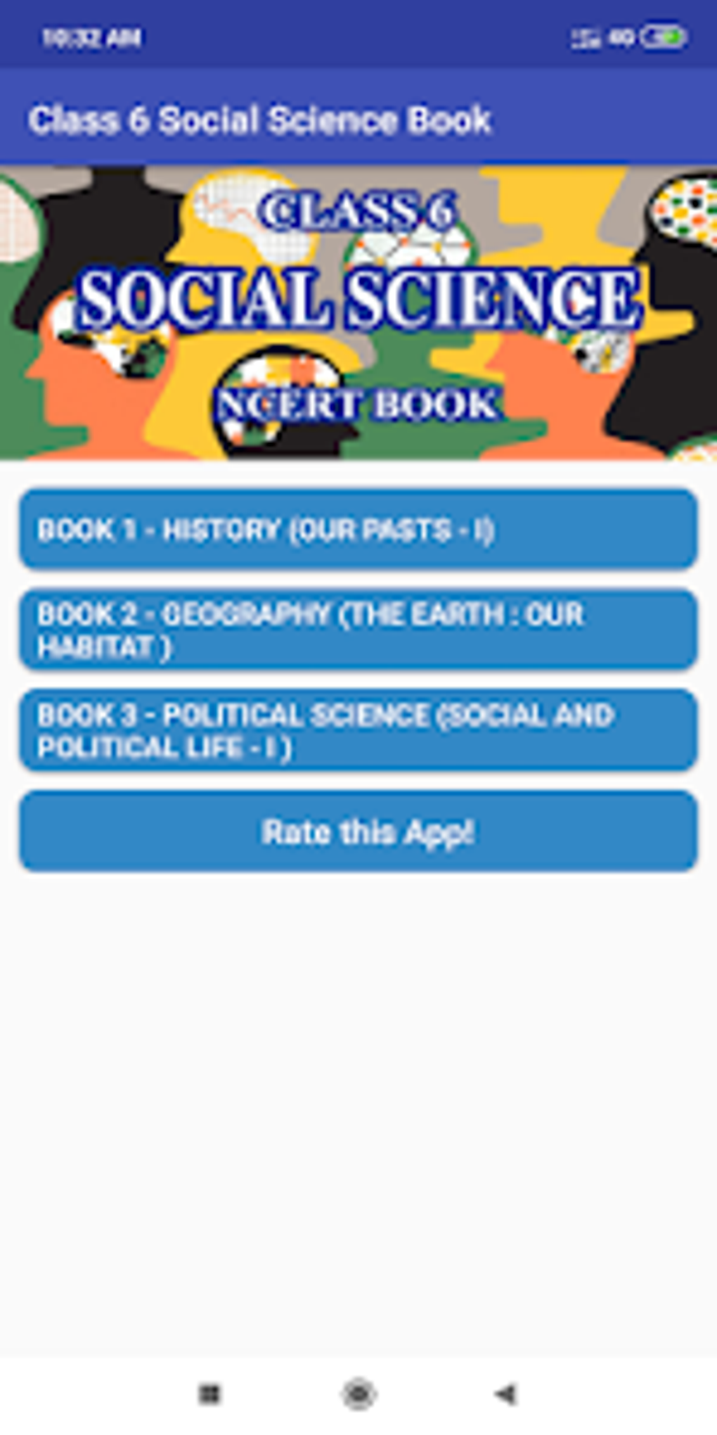Class 6 SST NCERT Book English Per Android Download