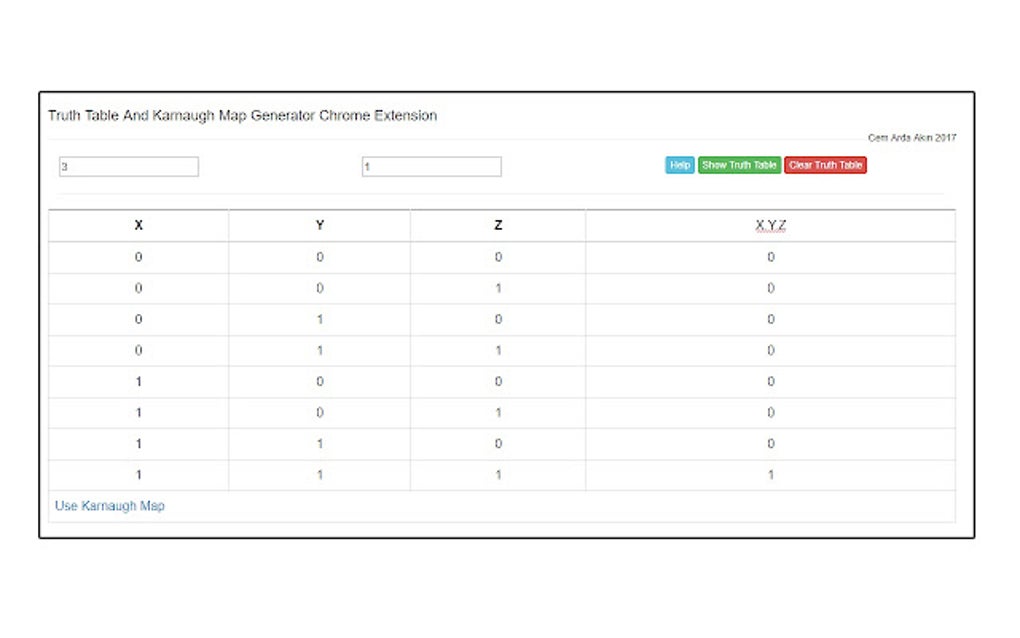 Truth Table and Karnaugh Map Generator para Google Chrome - Extensión ... Truth Table and Karnaugh Map Generator para Google Chrome - Extensión ...