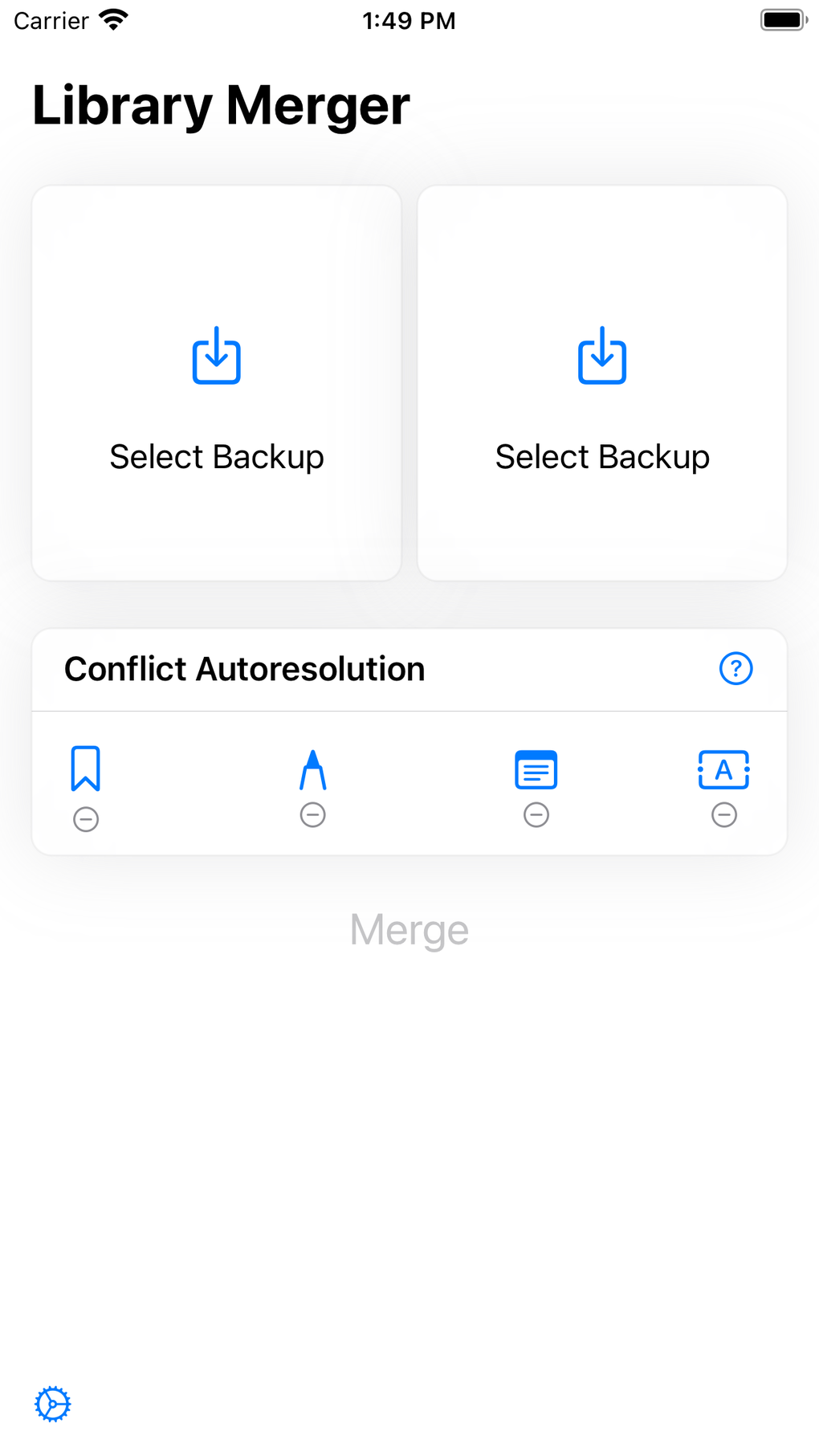Library Merger for iPhone - Download