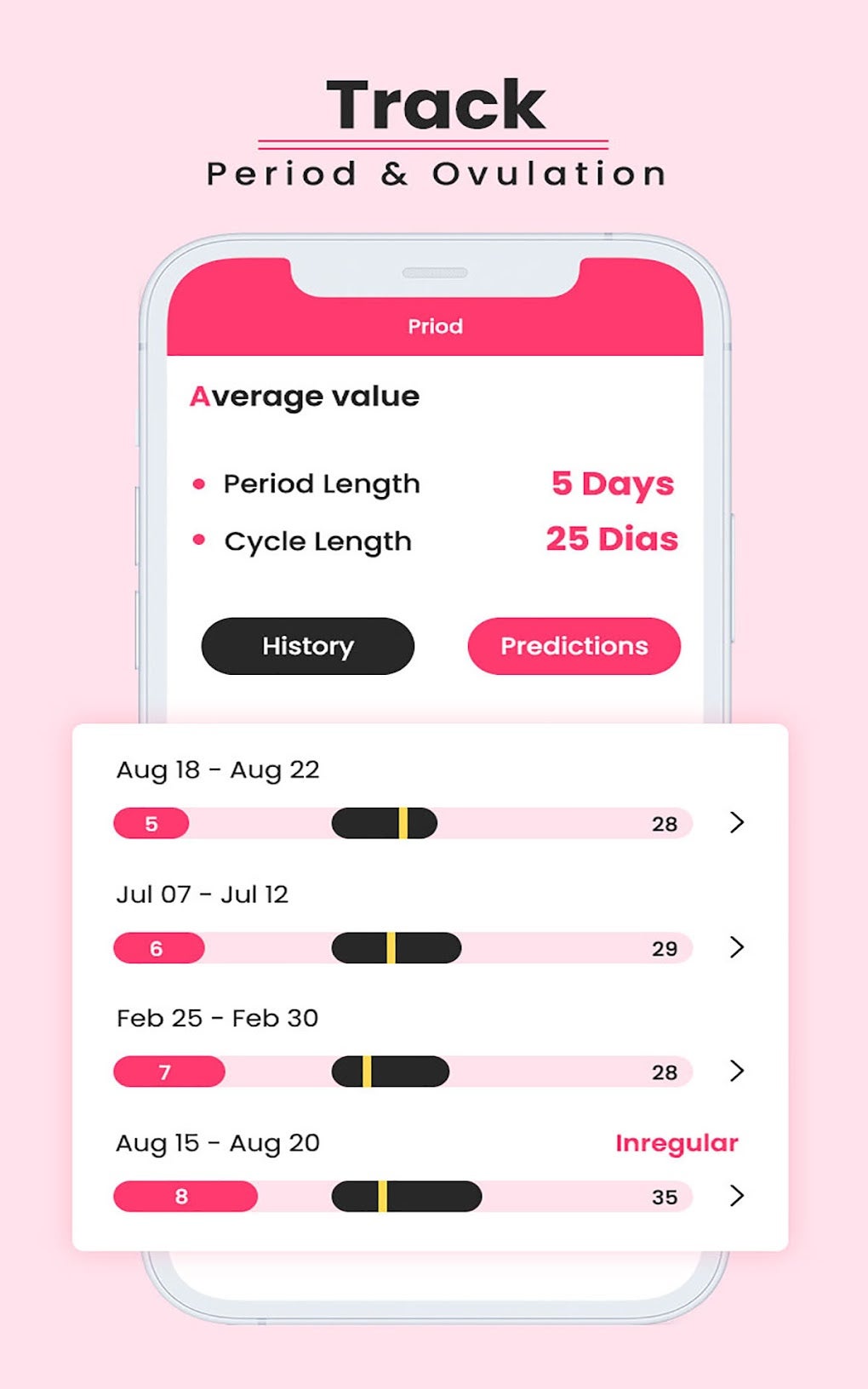 Period Tracker- ovulation care para Android - Descargar