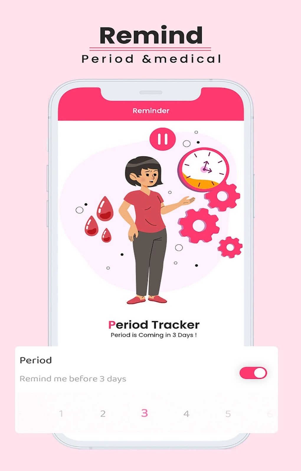 Android 용 Period Tracker- ovulation care - 다운로드