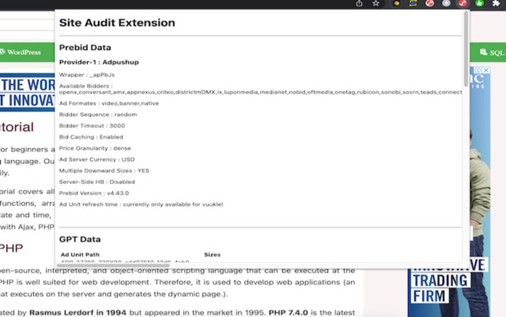 Site Audit Extension for Google Chrome - Extension Download