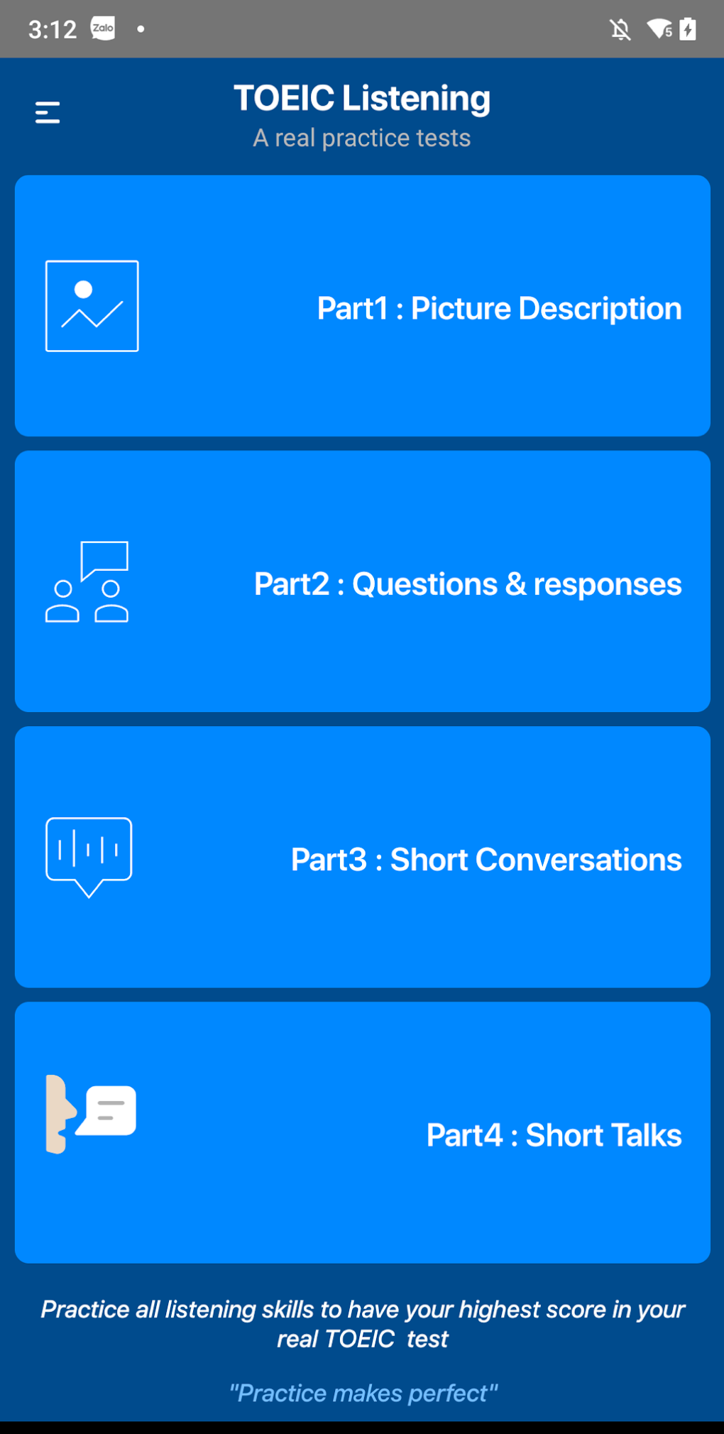 Listening for the TOEIC Test APK per Android - Download