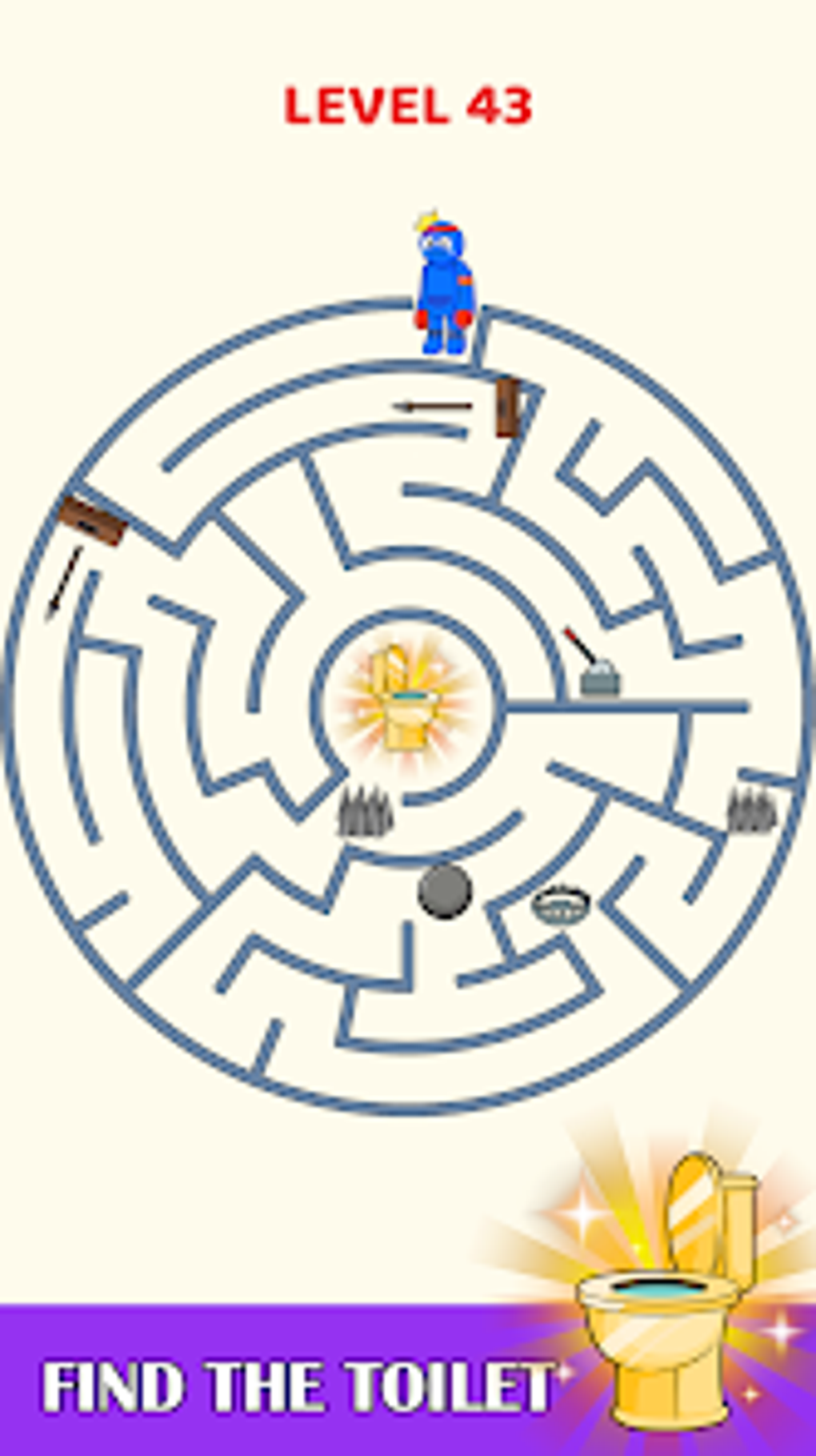 Rainbow Maze Escape Toilet für Android - Download