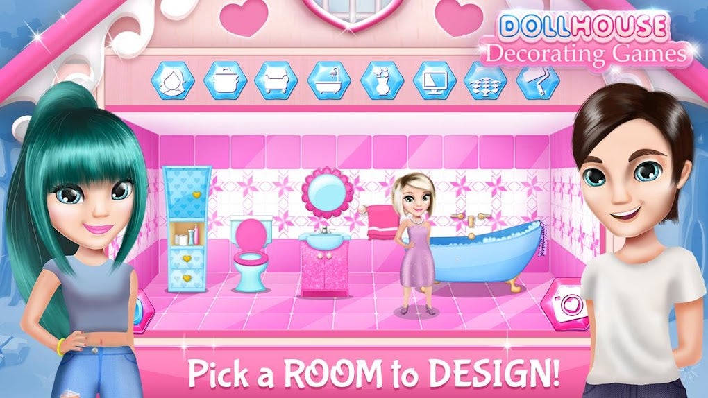 Dollhouse Decorating Games APK pour Android - Télécharger
